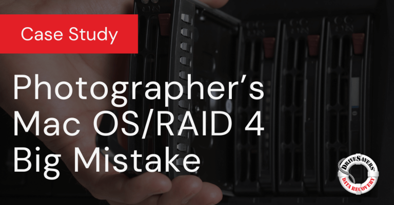 Expert RAID, SATA, and Mac OS Data Recovery for Wildlife Photographer